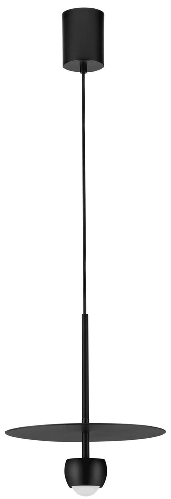 LED černé designové svítidlo Edem