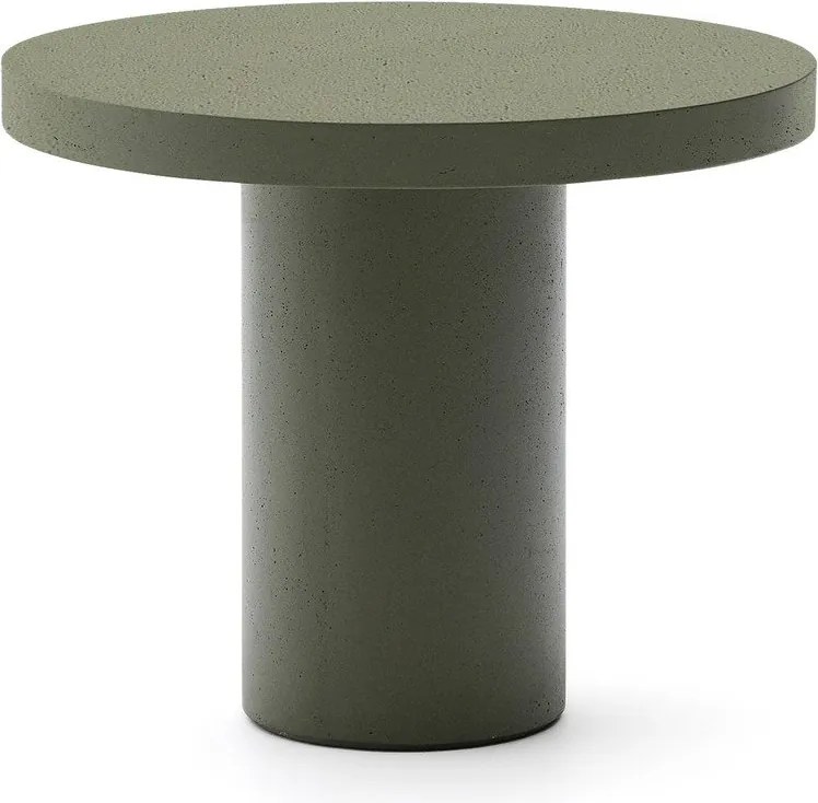 Betonový kulatý zahradní jídelní stůl ø 90 cm Aiguablava – Kave Home
