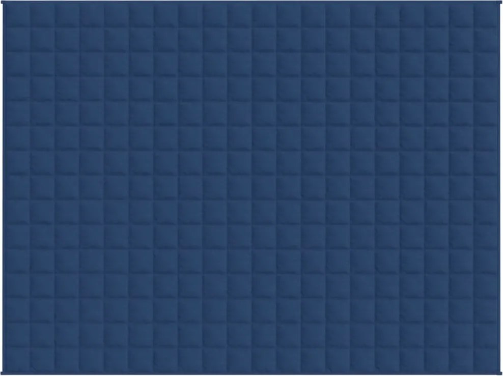 Zátěžová deka modrá 152 x 203 cm 7 kg textil 3154855