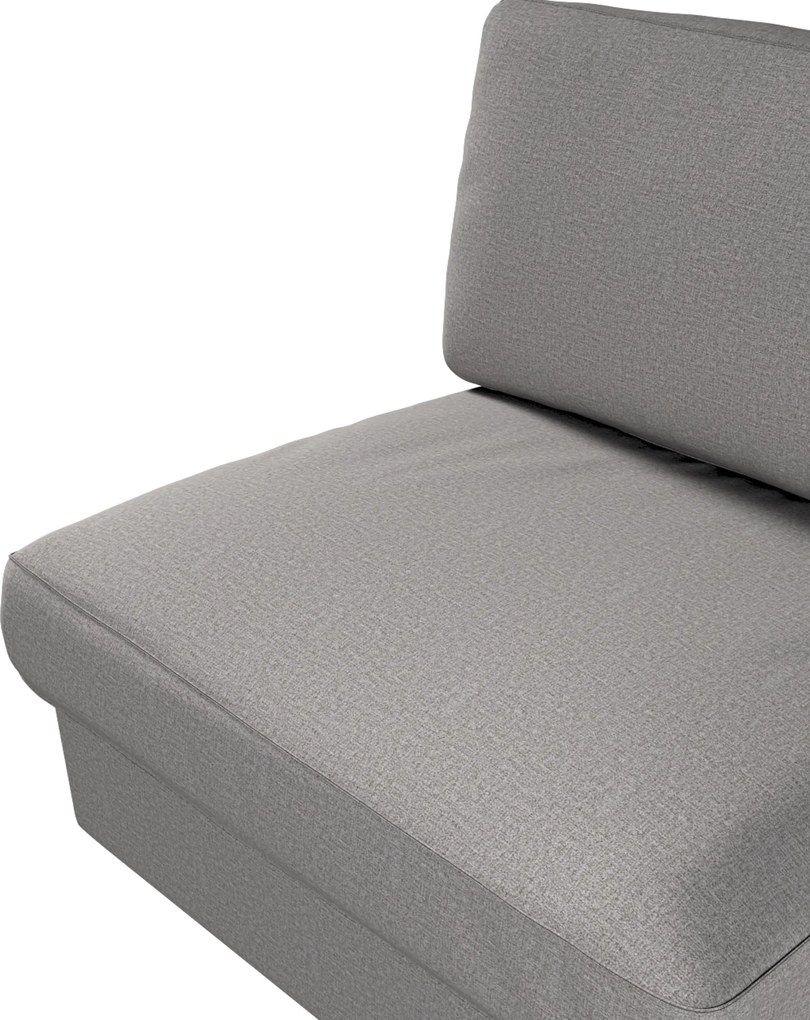 Potah na neskládací křeslo IKEA Kivik barva šedá látka pletený vzor