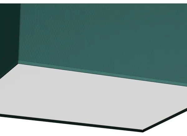 Stropní svítidlo VERDE 3xE27/60W/230V 50x50 cm zelená