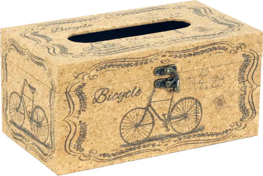 Box na kapesníky Bicycle, 25 cm