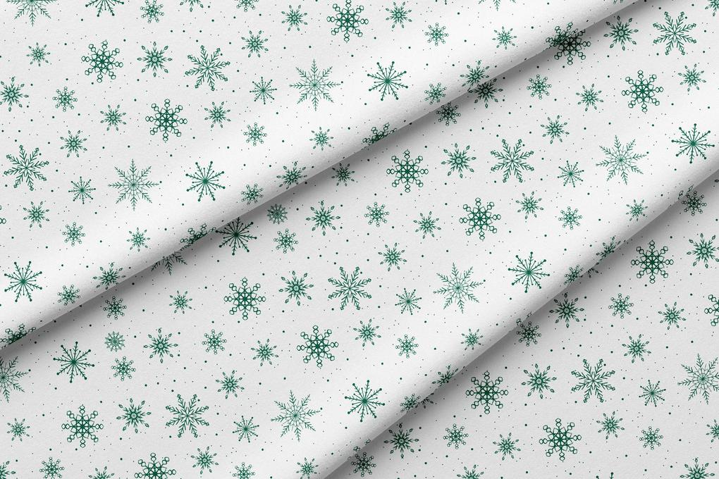Orbytex Ubrus vánoční teflonový - V-04 - zelený Rozměry: 160x220, Tvar: Obdélník