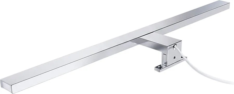 Mereo, Mereo Led koupelnové osvětlení nad zrcadlo, stříbrné, 60 cm, 12 W, 780 lm, 4000 K, IP44, 230 V, MER-CN700G60
