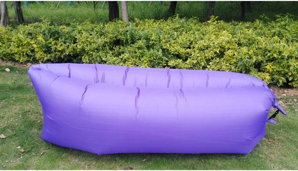 Samonafukovací pytel Lazy Bag, fialová