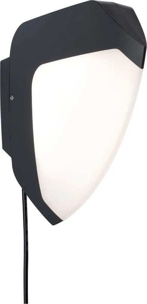 P 94518 Park + Light LED venkovní nástěnné svítidlo Ikosea vč. pohybové čidlo IP44 50x203mm 3000K 5,6W 12V antracit umělá hmota - PAULMANN