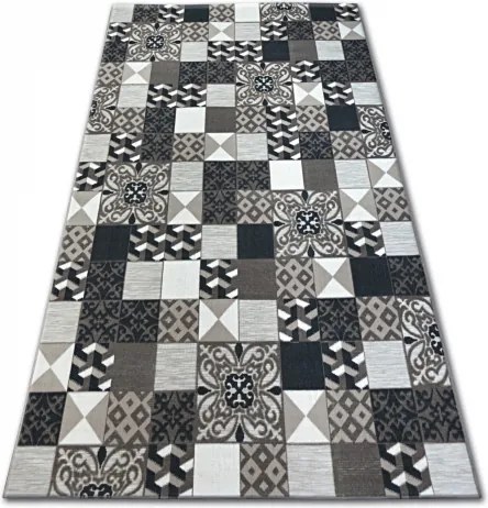 Makro Abra  Kusový koberec LISBOA 27218/985 hnědý 160 x 230