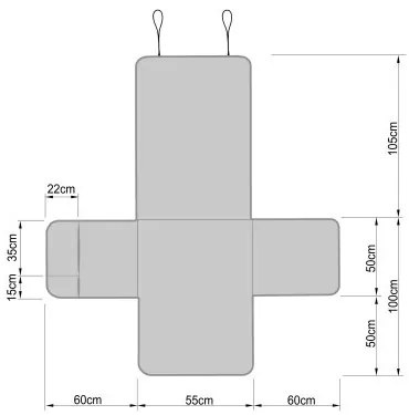 Potah na křeslo PARIS béžový