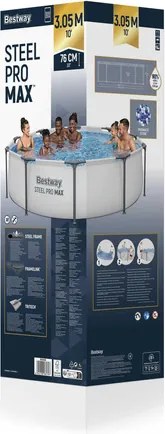 Bazén s rámem 305x76cm - BESTWAY 56406
