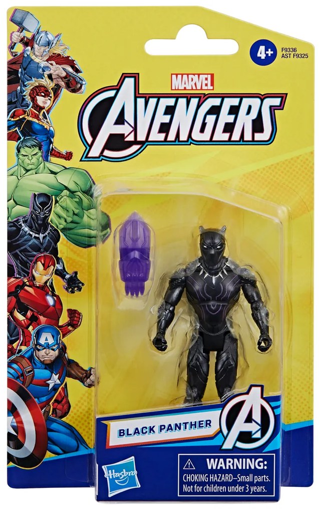 Hasbro avengers black panther figurka 10cm s příslušenstvím