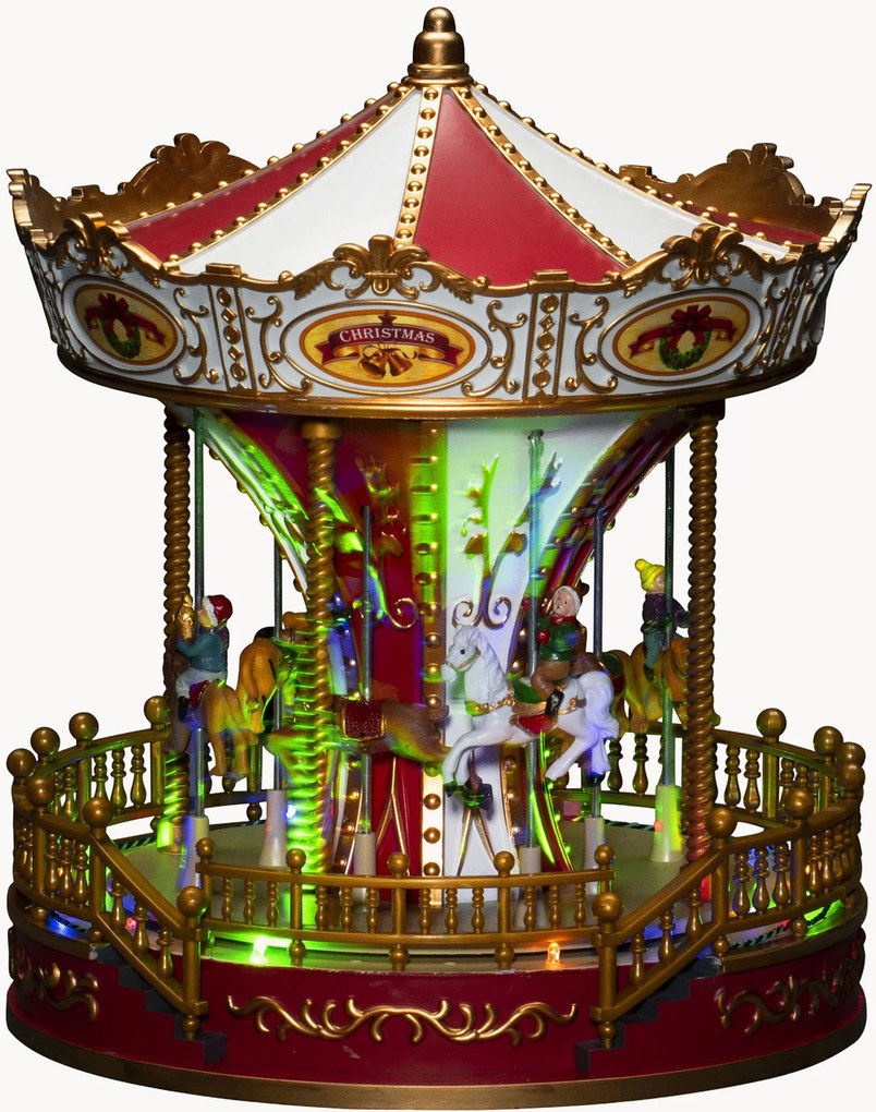 Vánoční LED dekorace Carousel
