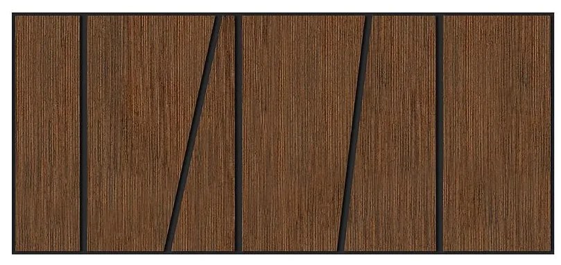 Frézovaný panel Slant wenge 65x29 cm MDF