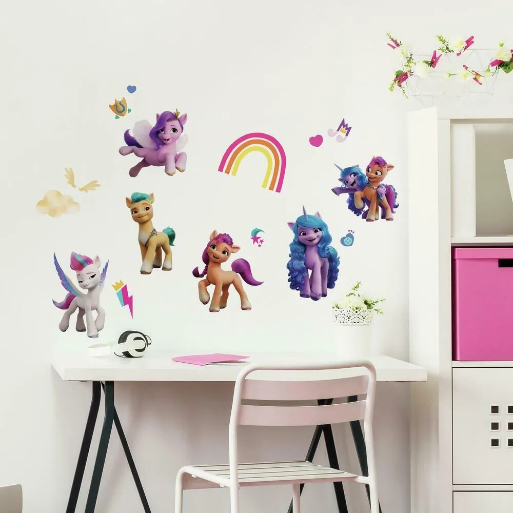 York Wallcoverings Samolepky s pohádkovým motivem MY LITTLE PONY: NOVÁ GENERACE