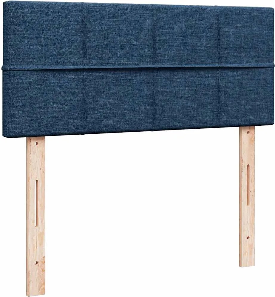 Box spring postel s matrací černá 120x190 cm textil 3287401