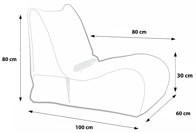 EF8008 Ecopuf Sedací vak Ecopuf - NAOMI outdoor M13