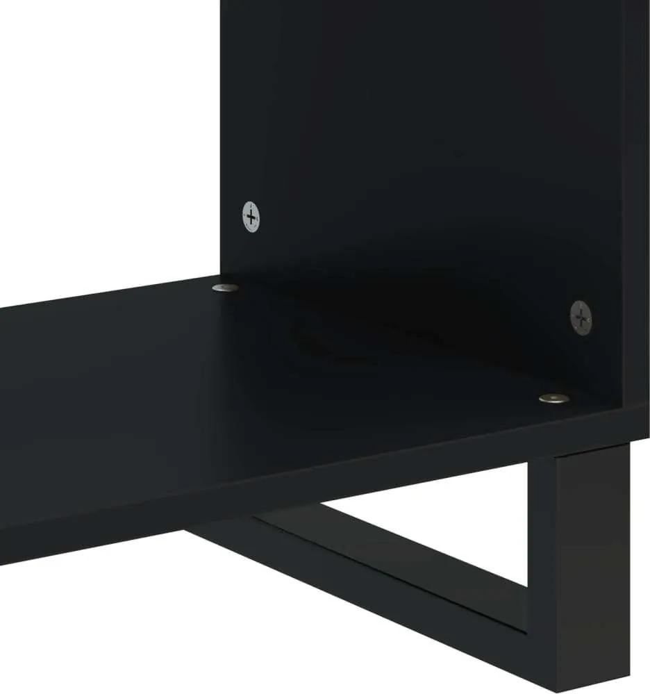 vidaXL Konferenční stolek 40 x 31 x 46 cm recyklované dřevo a kompozit [350643] Barva: Hnědá