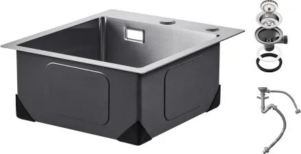 40 cm umyvadlová tyč z nerezové oceli pro montáž na horní dřez