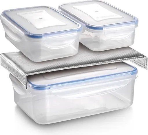 TESCOMA Termobrašna FRESHBOX, se 3 dózami, antracitová