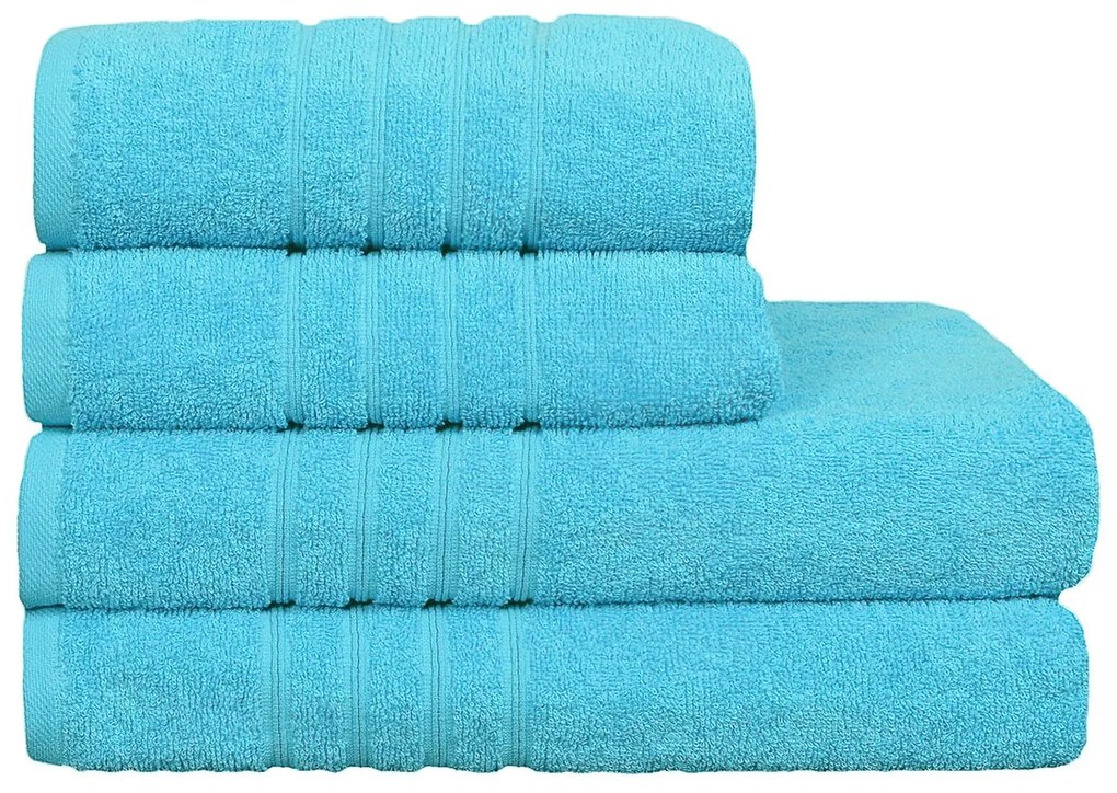 Forbyt froté ručník FINER, wellness, tyrkysový, 50x95cm
