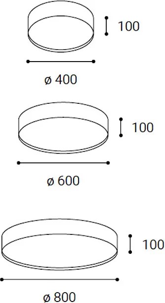 Led2 Stropní LED svítidlo ROMO ø 60 cm, kávová Stmívání, řízení: 3000K/4000K ON/OFF (bez stmívání)