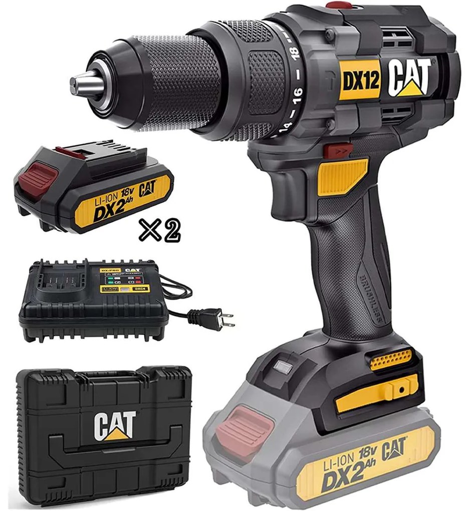 Caterpillar - AKU Příklepová vrtačka 65nm DX12
