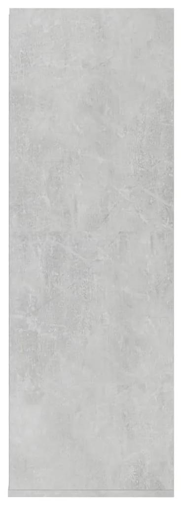Botník betonově šedý 54 x 34 x 100,5 kompozitní dřevo - Default Title