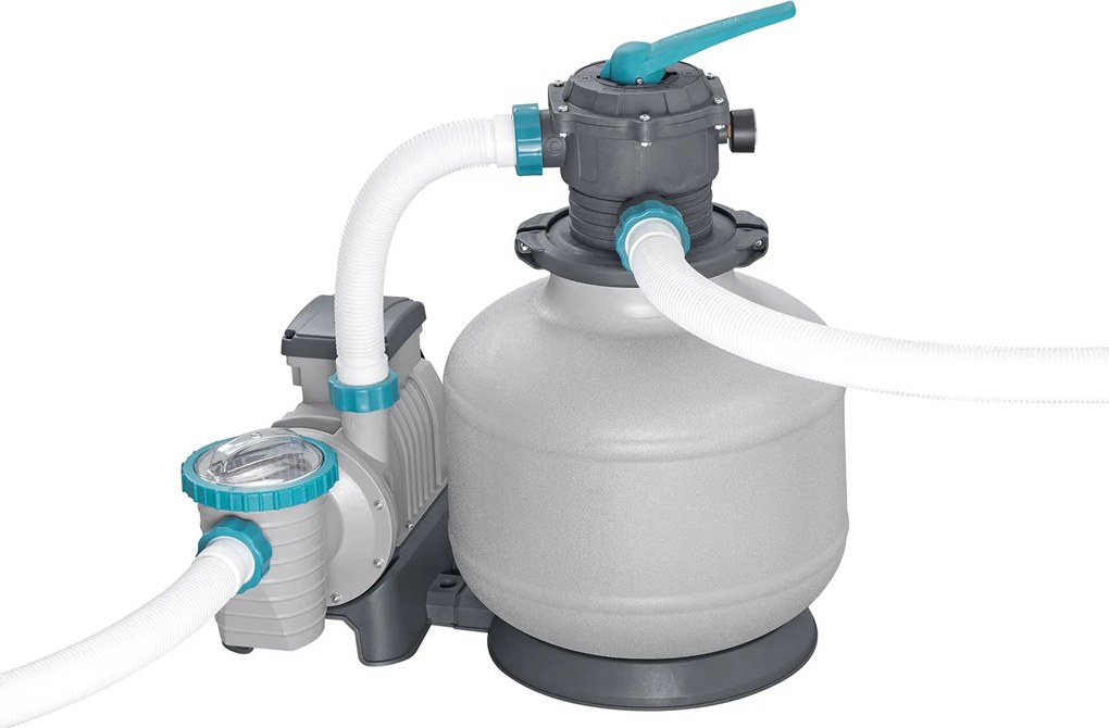 Bestway 58486 bazénové pískové čerpadlo s 11355 l/h a filtračními koulemi pro účinné čištění vody