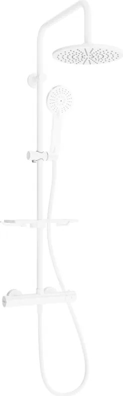 Mexen KT40 sprchový set s termostatickou baterií Kai, bílá, 771504093-20