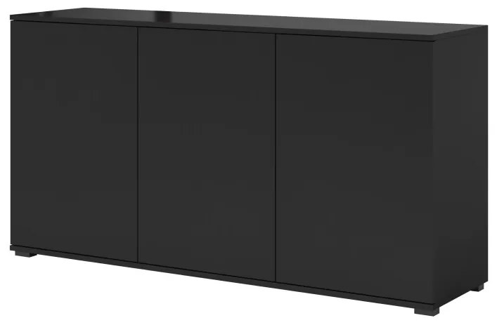 Komoda Emi 3D - černá