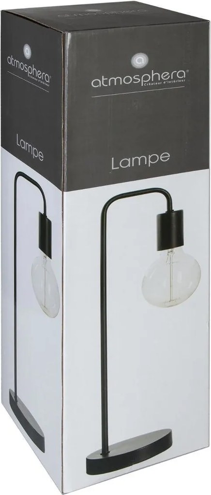 Stolní lampa v černé barvě ATMOSHERA, 46x13 cm