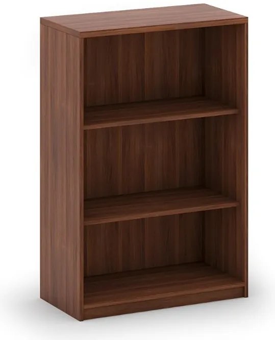 Kancelářský regál MIRELLI, 800 x 400 x 1200 mm, ořech