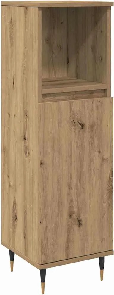 Sada koupelnového nábytku 3 ks Artisanový dub 30 x 30 x 180 cm 3378514