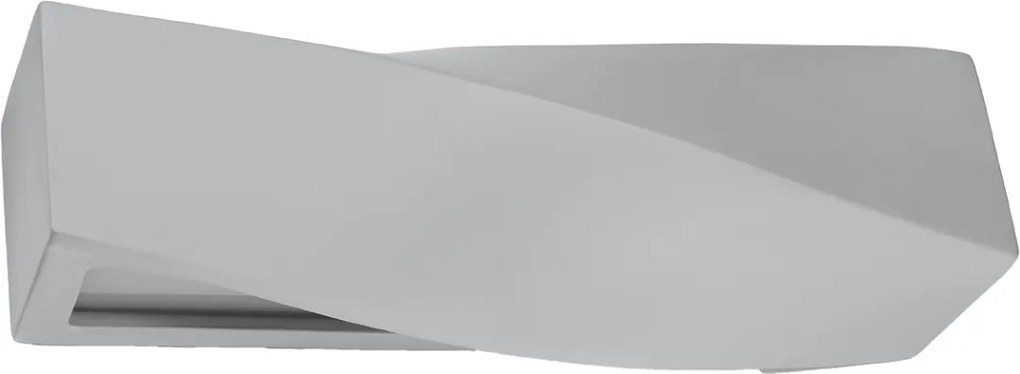 Sollux Lighting Nástěnné svítidlo keramické SIGMA šedé