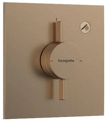 Hansgrohe DuoTurn E - Sprchová baterie pod omítku, kartáčovaný bronz 75617140