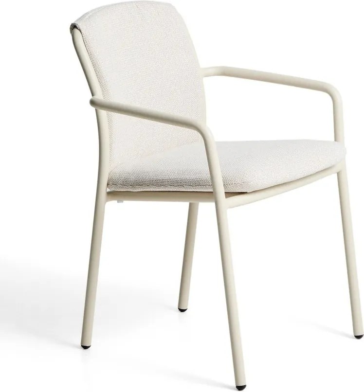 Béžová polstrovaná zahradní židle Linosa – Kave Home