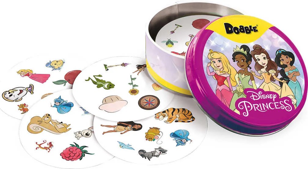 ASMODEE Hra postřehová Dobble Princezny Disney *SPOLEČENSKÉ HRY* asdobdp07cs