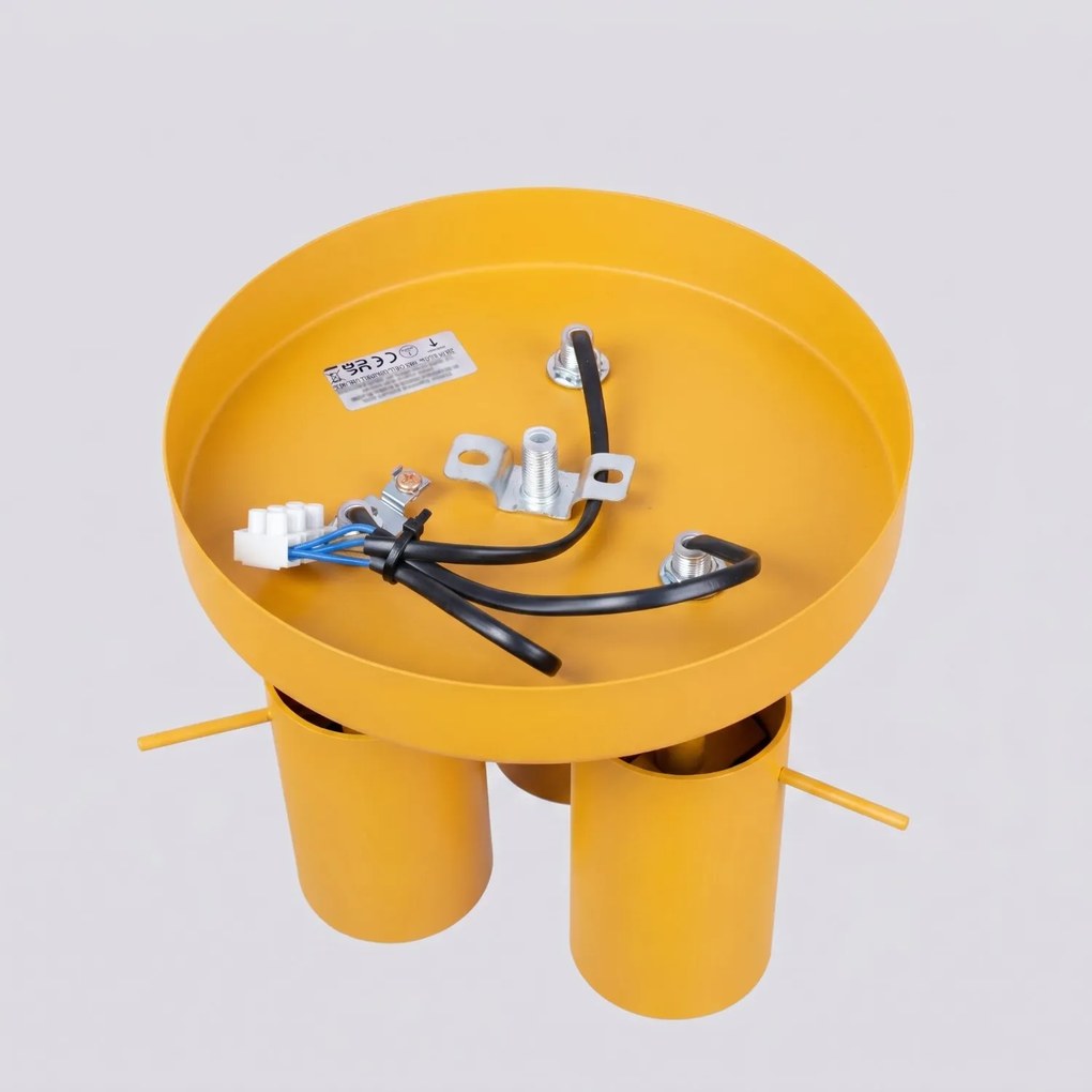 Sollux Lighting Stropní svítidlo RING 3P žluté