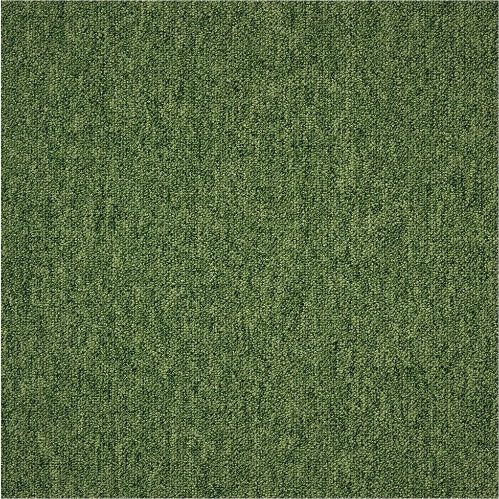 Tapibel, Kobercový čtverec Coral 58376-50 zelený 50 x 50 cm, chodba / předsíň