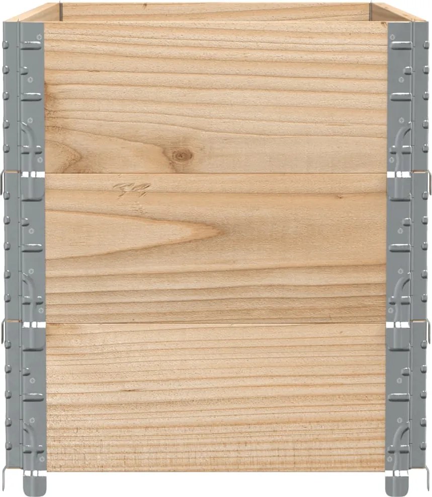Zahradní truhlík 100 x 50 cm masivní borové dřevo 3295427
