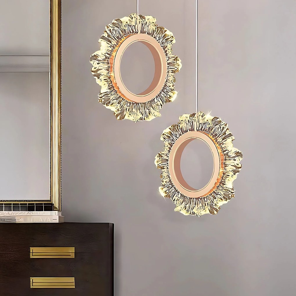 Toolight Závěsné LED osvětlení E16 LHJ103-2CP zlaté
