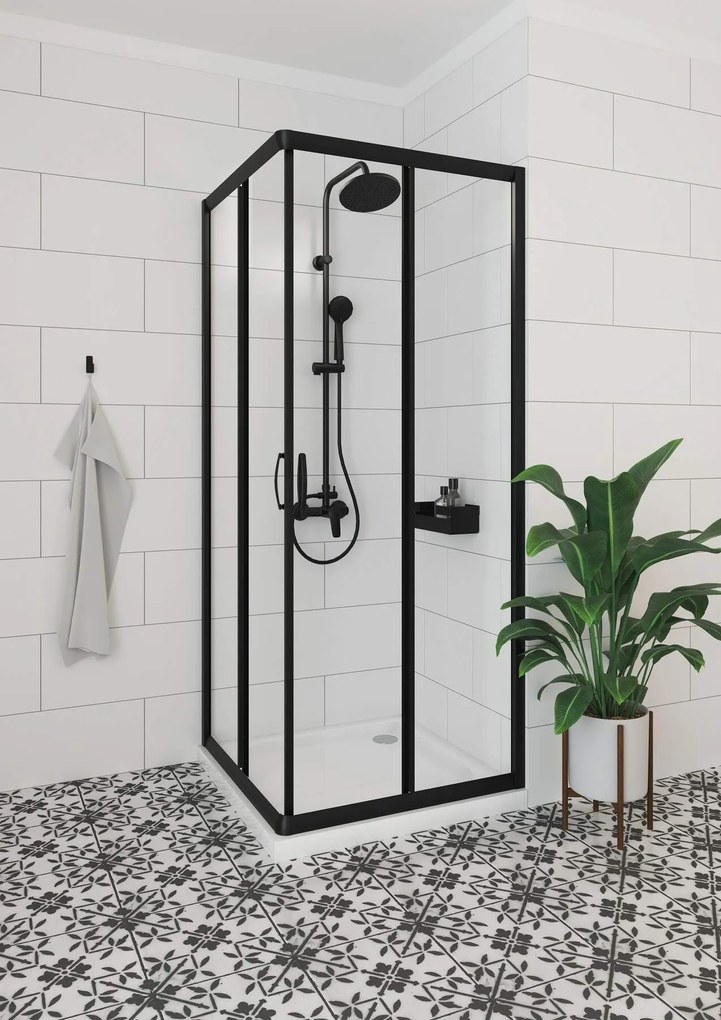 Deante Čtvercová sprchová vanička Cubic 80x80 cm, akrylát - KTK 042B