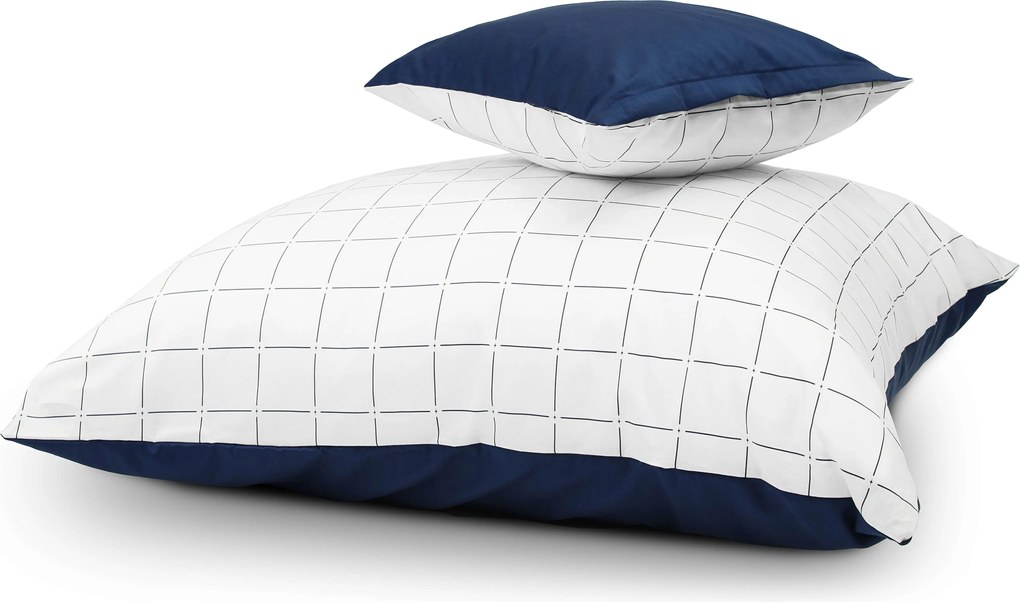 Saténový povlak na polštář Royal Dream - dark blue Velikost: 40 x 40