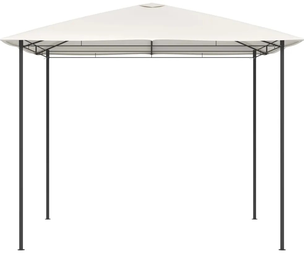vidaXL Marketos Altán 3 x 3 x 2,6 m krémový 160 g/m²