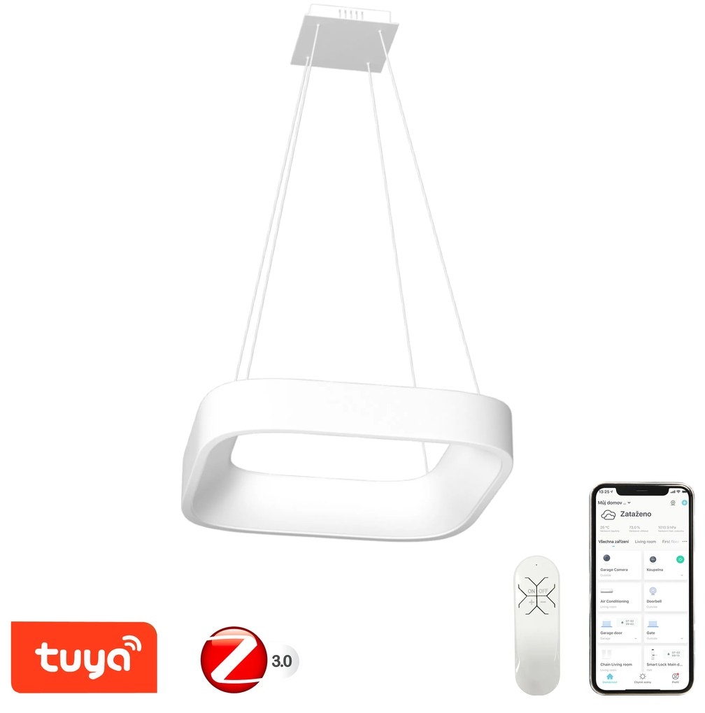 Immax NEO TOPAJA Smart závěsné svítidlo 60cm 47W bílé Zigbee 3.0