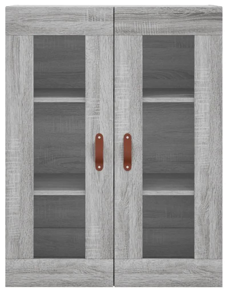 Skříň highboard šedá sonoma 69,5 x 34 x 180 cm kompozitní dřevo,  3198639