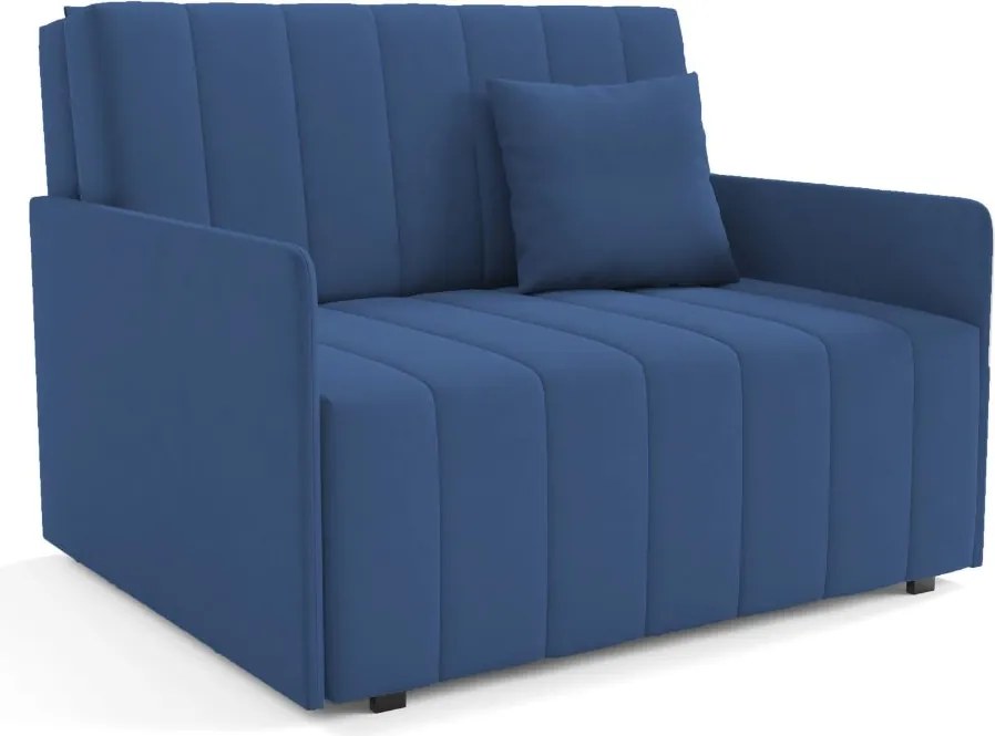 Malá dvoumístná žebrovaná pohovka s funkcí spaní Neo II 120 cm