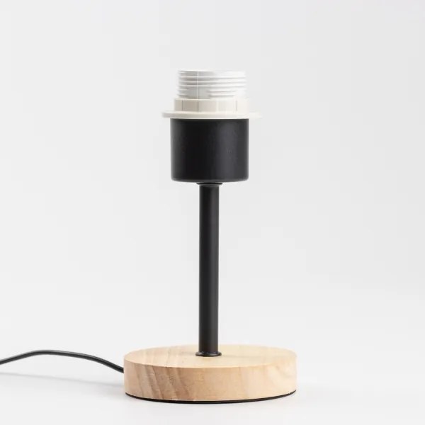 Brilagi - Stolní lampa NUBILA WOOD 1xE27/25W/230V dub/černá