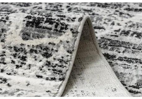 Moderní koberec TULS strukturální, střapce 51322 Mramor šedá / slono velikost 240x330 cm | krásné koberce cz