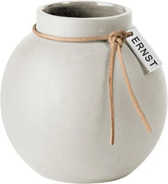 ERNST Kameninová váza ERNST White - 10 cm