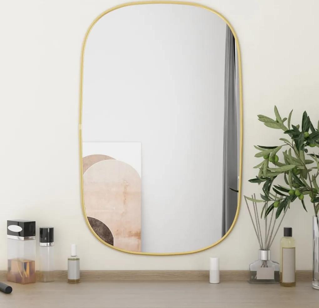 vidaXL Nástěnné zrcadlo 70 x 45 cm [348225] Barva: zlatá